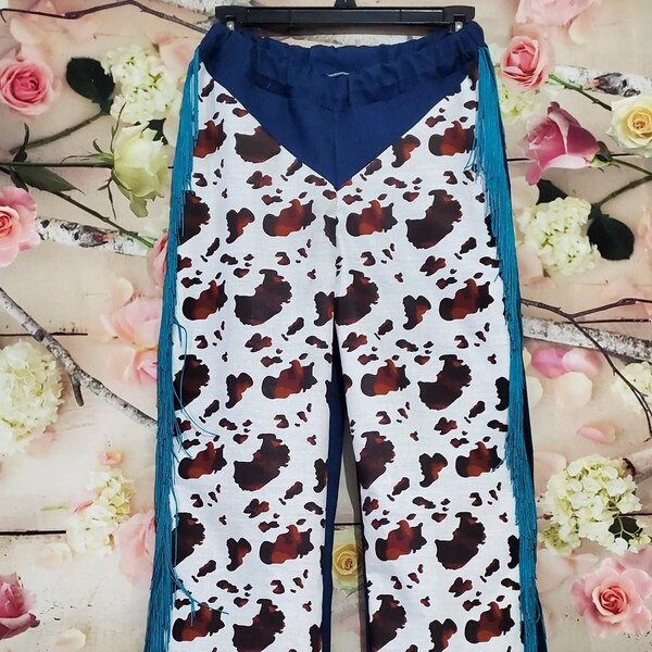 Cow Print Chaps - Etsy