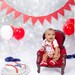 Rookie of the Year Cake Smash Outfit, Boys First Birthday, Baseball ...