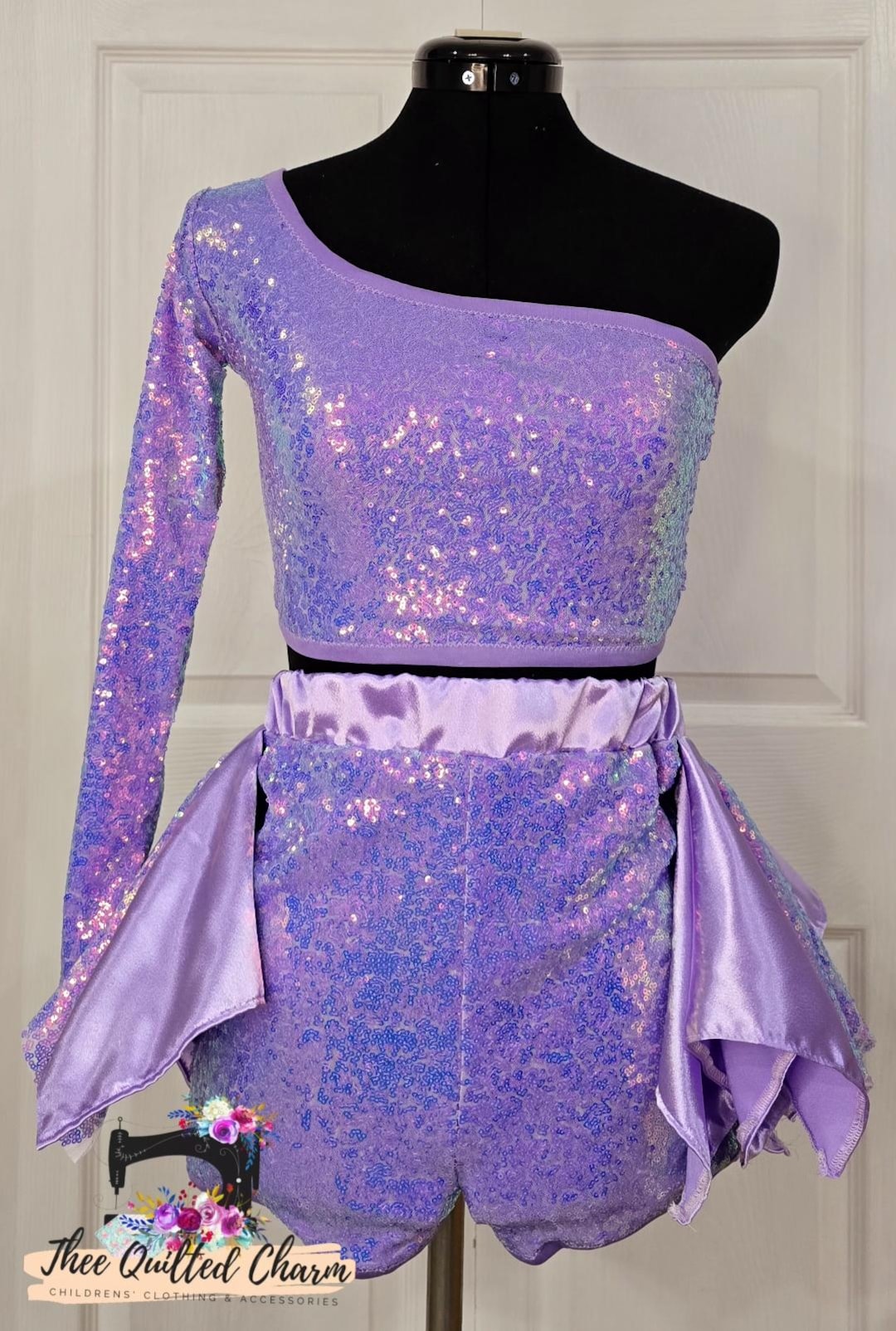 Quince Surprise Dance Outfit, Quinceñera Dance Outfit, Sequins Dance ...
