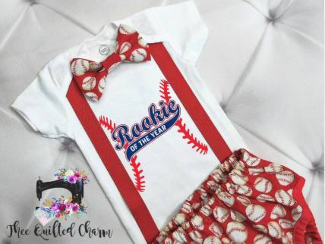 Rookie of the year cake smash outfit boys first birthday | Etsy