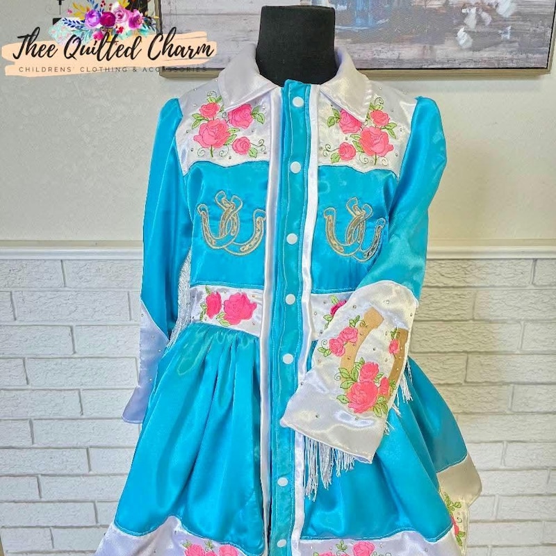 Rhinestone Rodeo Dress - Etsy