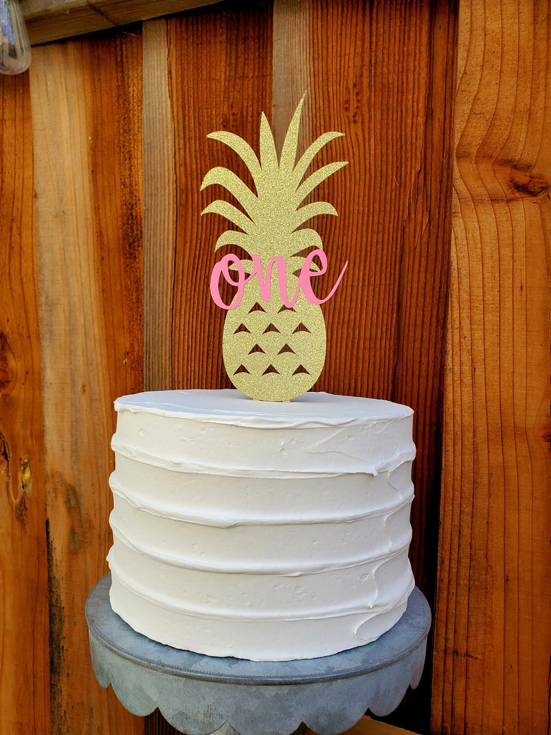 Pineapple Cake Topper - Etsy