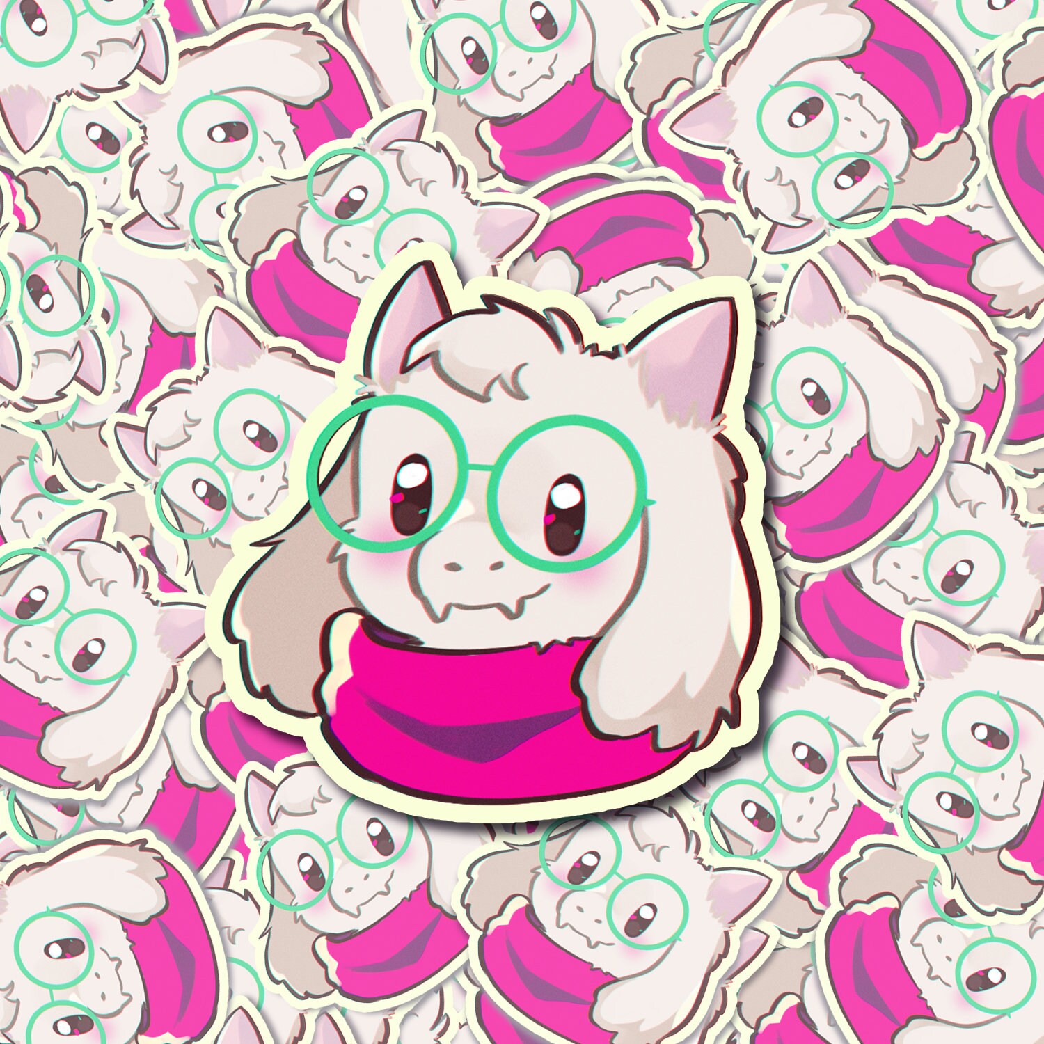 DELTARUNE Ralsei 2in Vinyl Sticker - Etsy