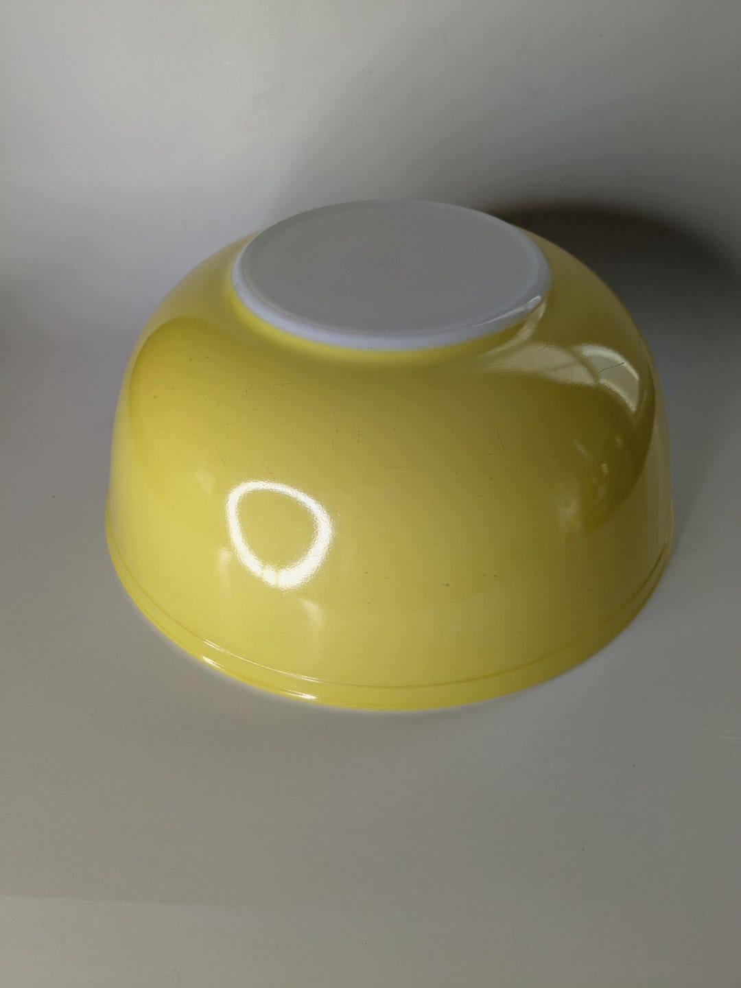 Pyrex 404 Yellow Primary Mixing Bowl 4 Quart Vintage Farmhouse ...