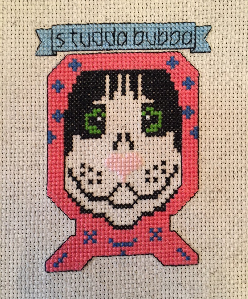 Studda Bubba Cat Cross Stitch Pattern Instant Download PDF - Etsy