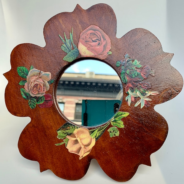 Decoupage Mirror - Etsy