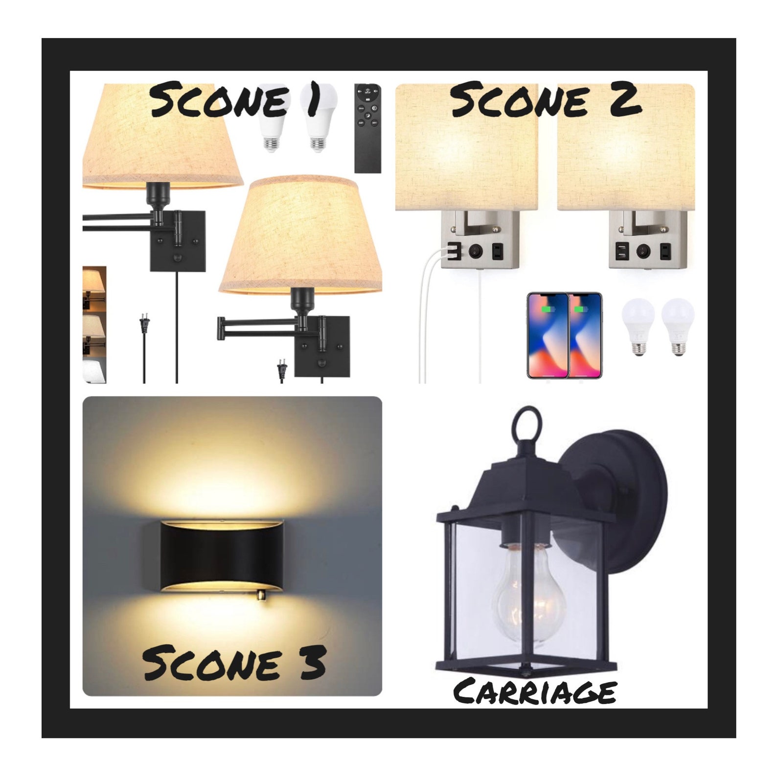 Floating Wall Mounted Wood Headboard With Independent Lamps - Etsy