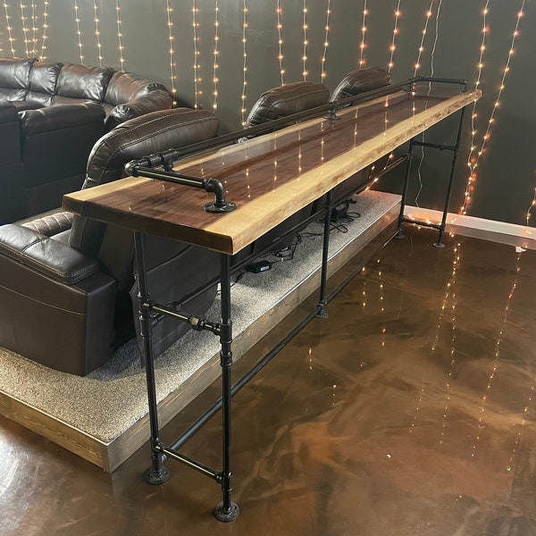 Live Edge Bar - Etsy