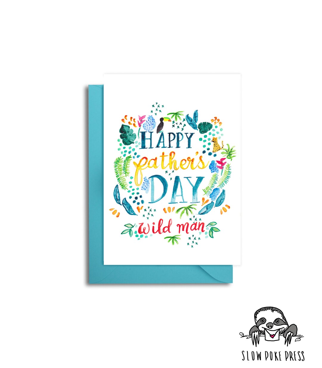 Father's Day Card, Wild Man Father's Day Card, Father's Day From Wife ...