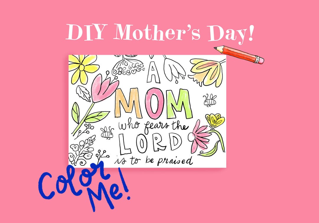 Mother's Day Card Printable, Print at Home, Mother's Day E Card, Bible ...