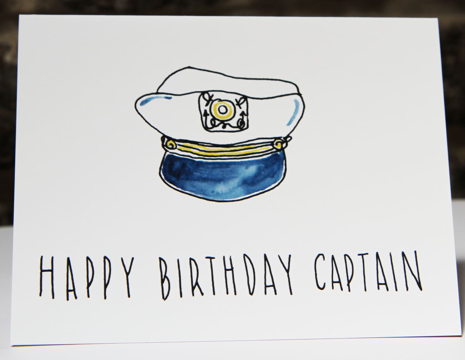 Happy Birthday Captain Happy Father's Day Captain - Etsy
