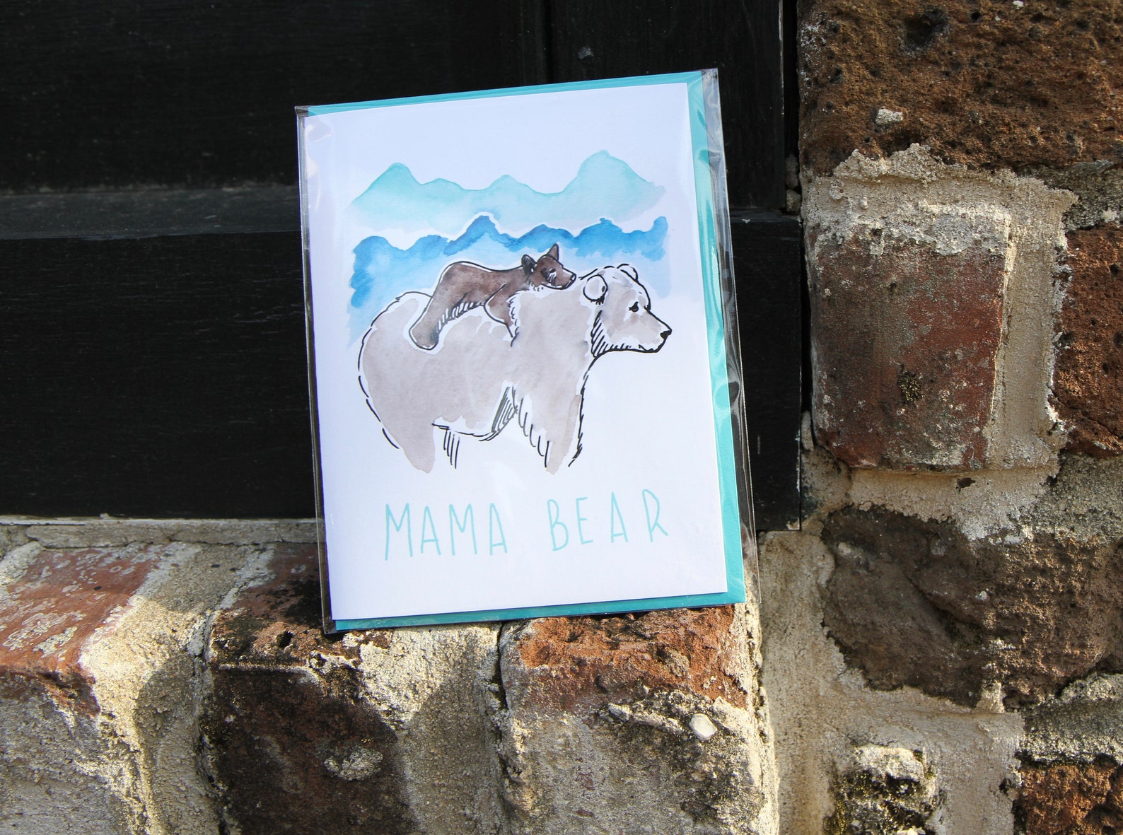 Mama Bear Card Mother's Day Card Mama Bear Baby Bear - Etsy