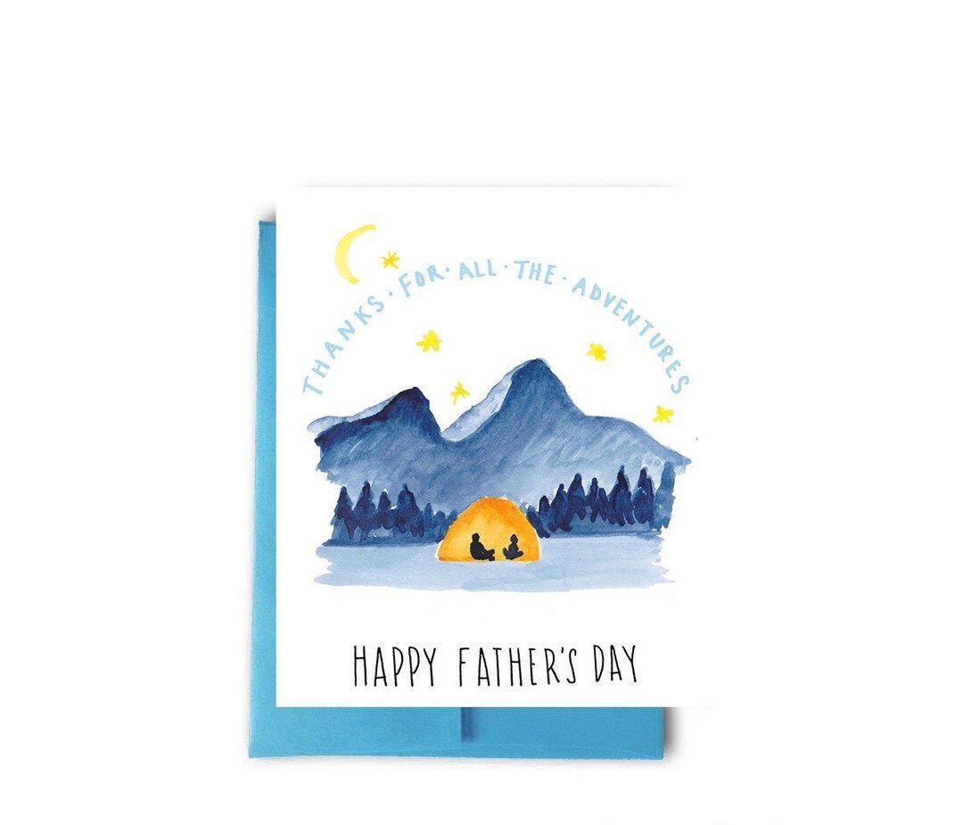 Father's Day Camping Card, Let's Go Camping, Thanks for All the ...