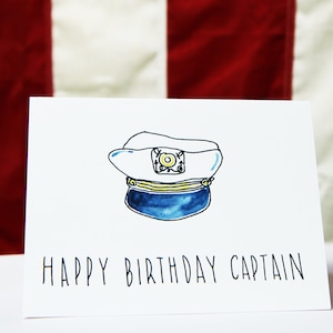 Happy Birthday Captain, Happy Father's Day Captain, Captain Birthday ...