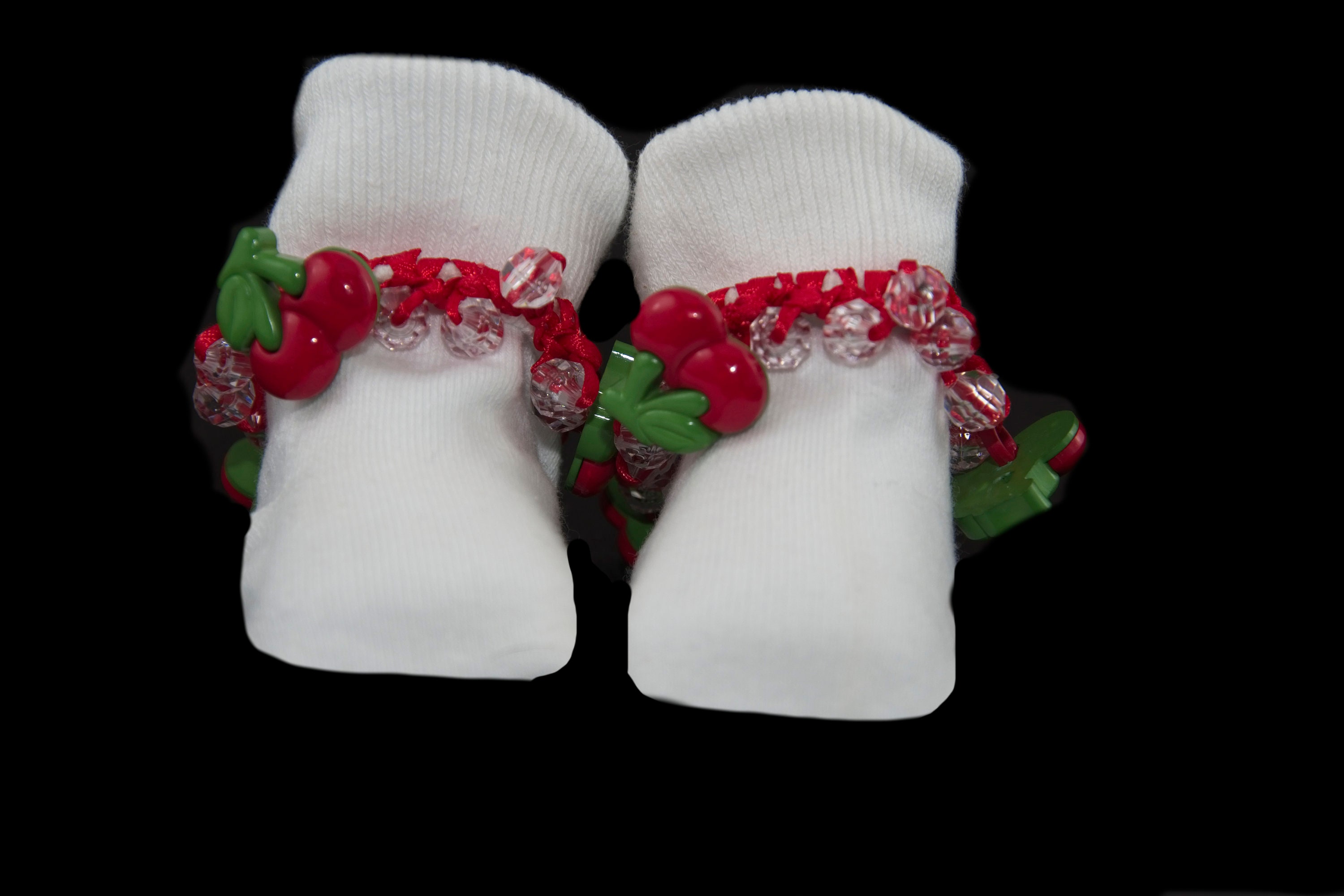 Red Cherry Socks - Etsy
