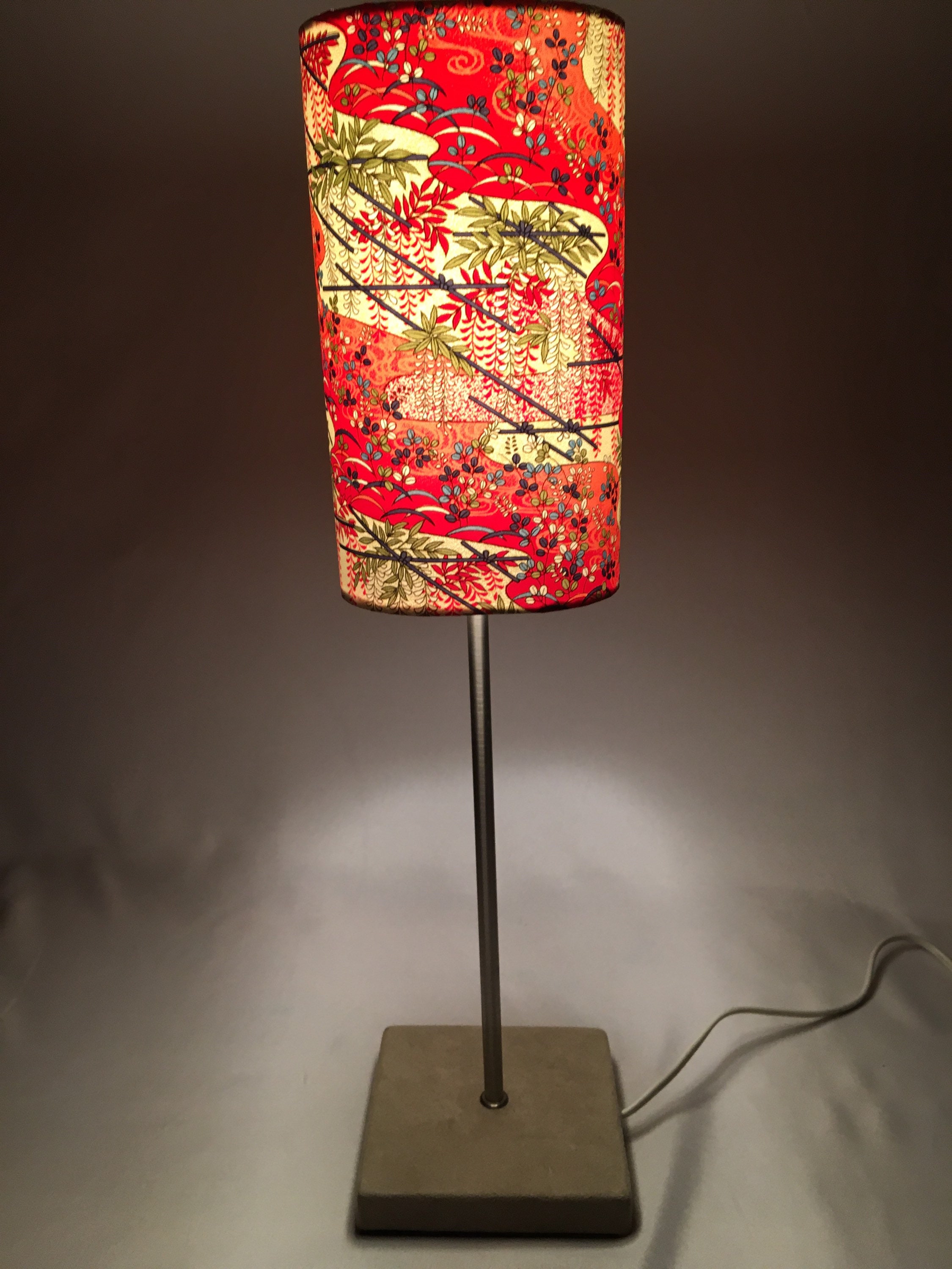 Rounded Rectangular Lampshade 20 Cm Wide 10 Cm Deep 18 Cm High Handmade ...