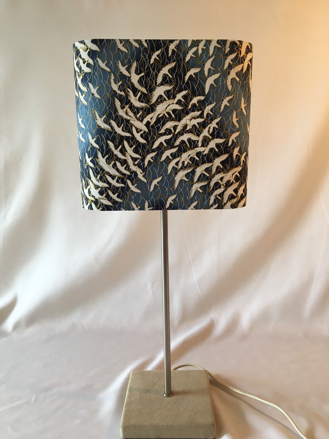 Lampshade Rounded Rectangle 20 Cm Wide X 10 Cm Deep X 18cm | Etsy UK