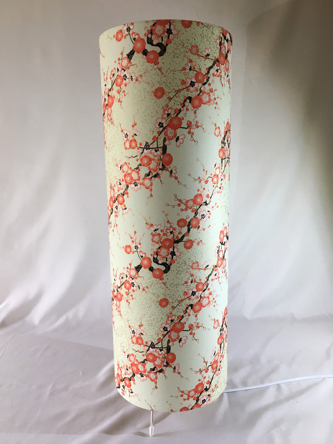 Floor Lamp 60 Cm High 20 Cm Diameter Handmade With Hand Printed ...