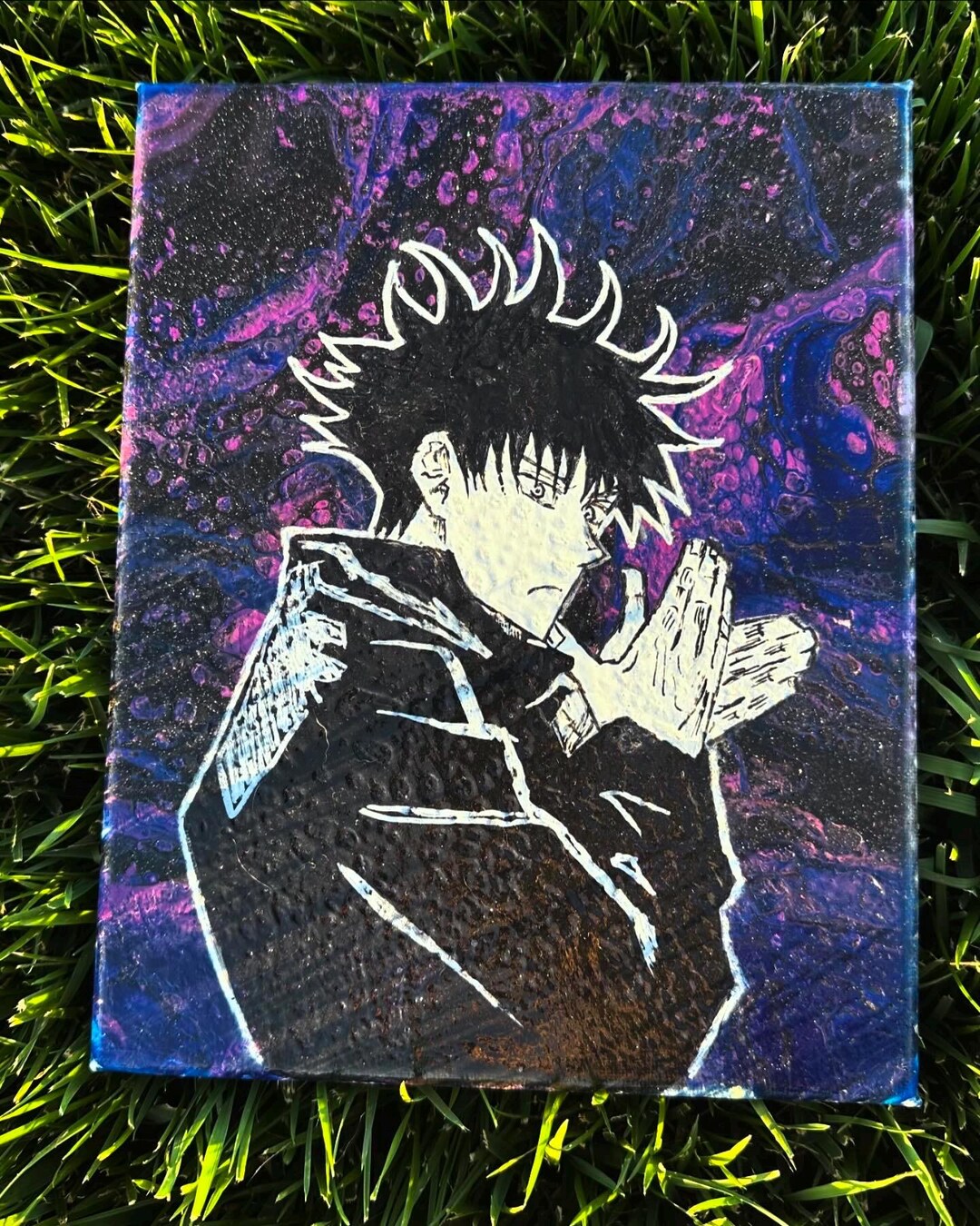 Megumi Acrylic Pour Painting - Etsy
