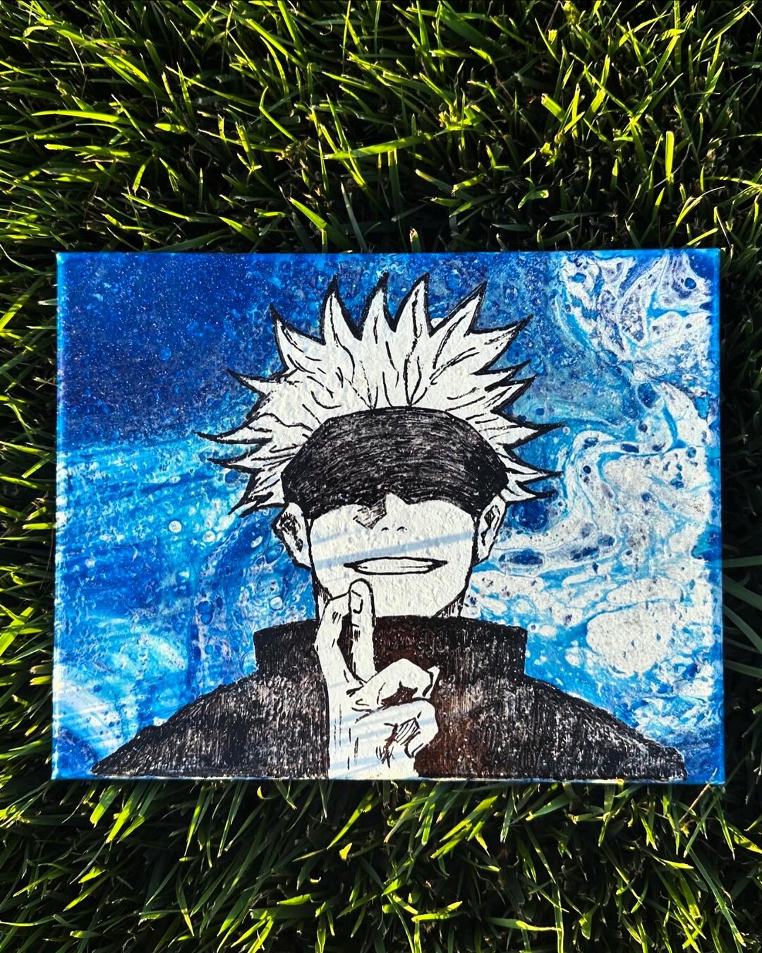 Gojo Acrylic Pour Painting - Etsy