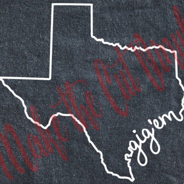 Gig Em Aggies - Etsy