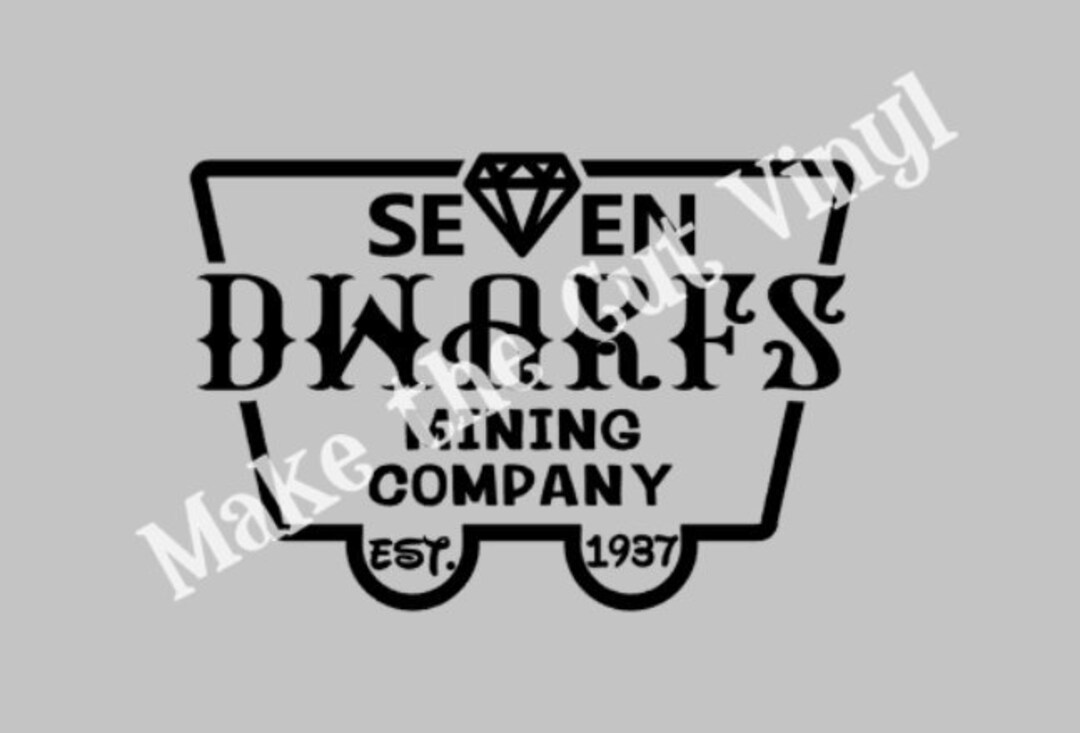 Seven Dwarfs SVG - Digital File ONLY - Etsy