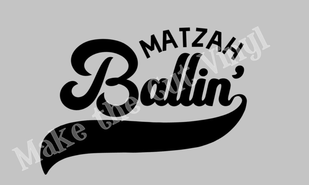 Matzah Ballin' SVG File Download - Digital File ONLY - Etsy