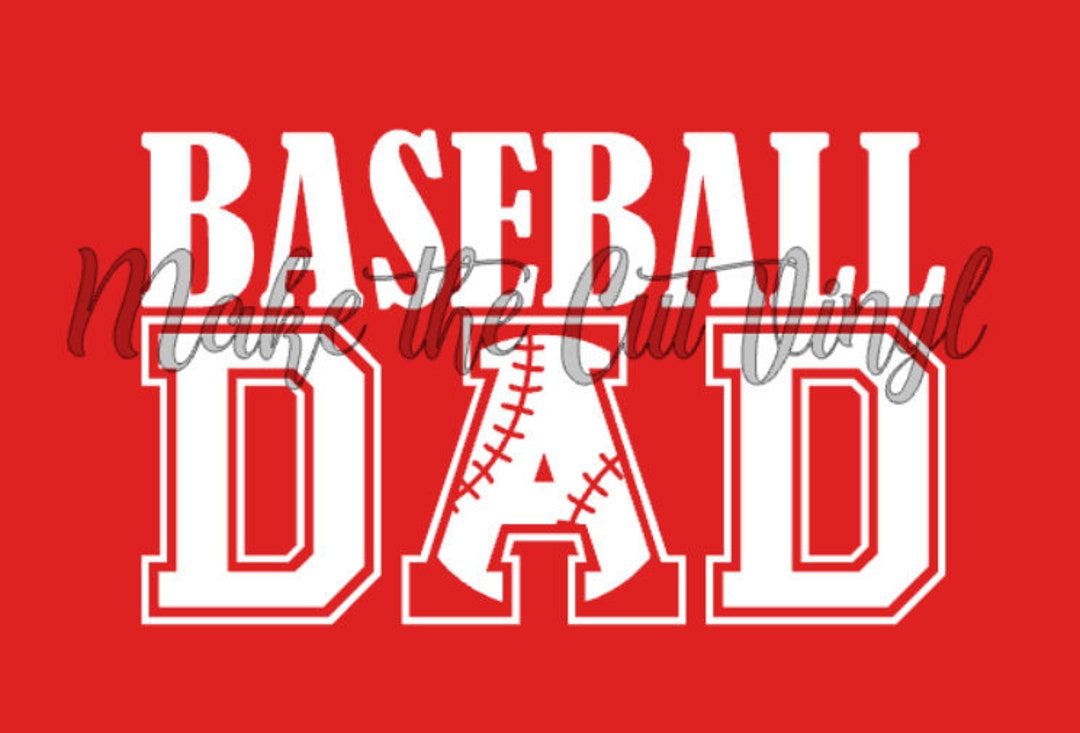 Baseball Dad SVG Design - Digital File ONLY - Etsy