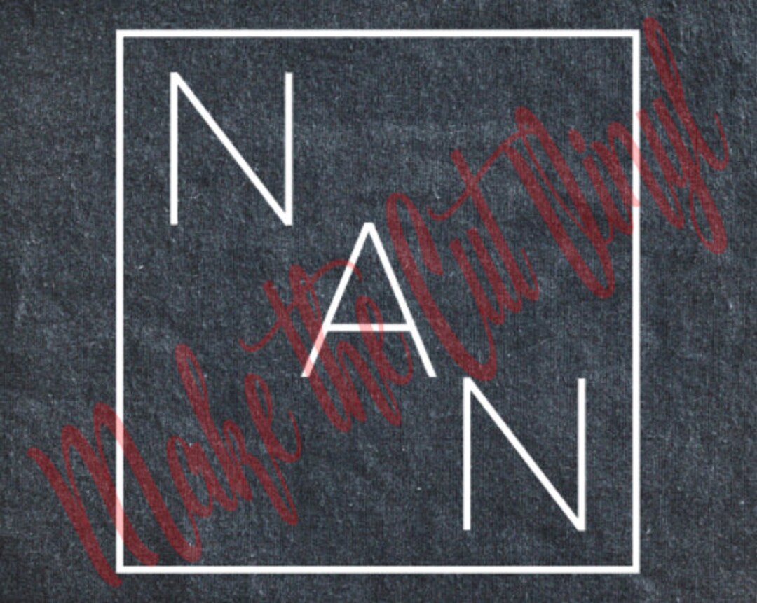 NAN Square - Includes .SVG, .jpg, .png (transparent Background), .gsp ...
