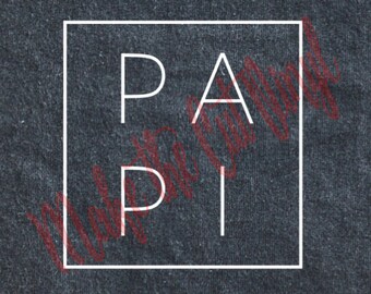 PAPA Square SVG Design Digital File ONLY Instant | Etsy