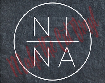 NINA Square Includes .SVG .jpg .png transparent | Etsy