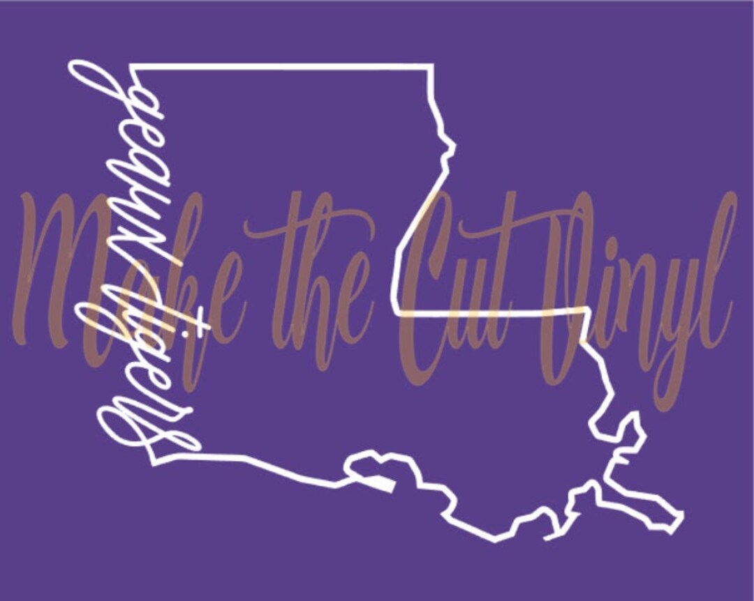Geaux Tigers - Louisiana - .SVG, .png, .pdf, .jpg, .dxf, and .gsp ...