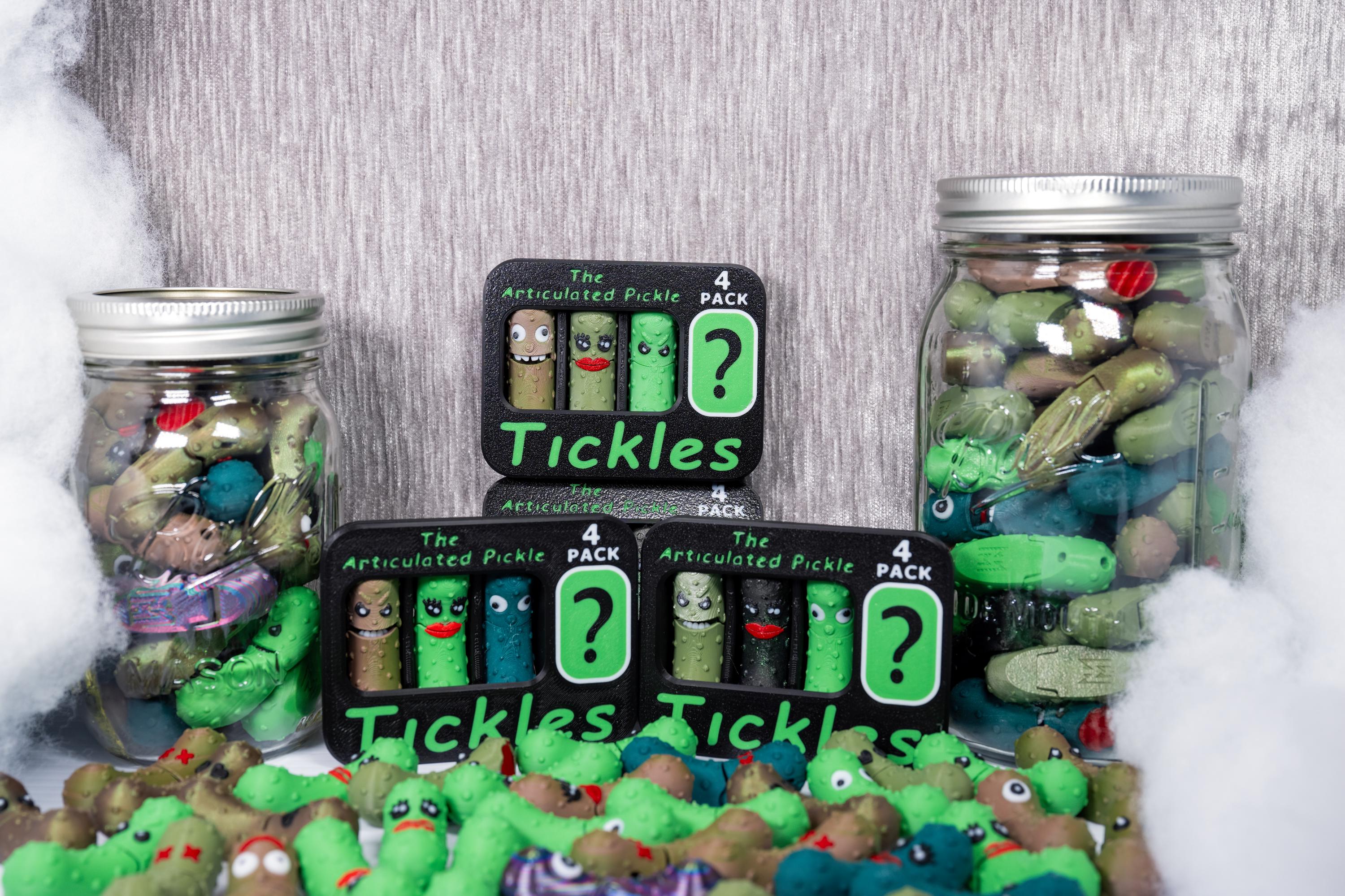 Pickle Tickle – the Articulated Pickle Fidget Toy - Etsy