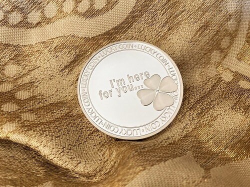 Wellbeing Token Get Well Soon and Mental Health Coin, With Leather ...