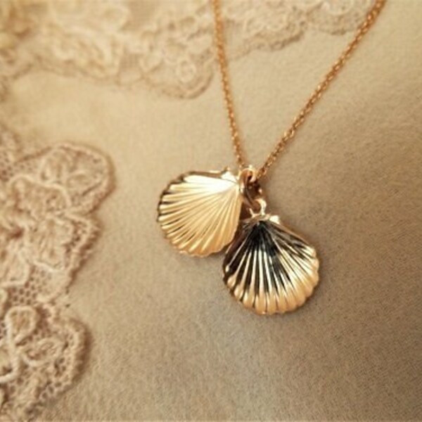 Scallop Shell Necklace - Etsy