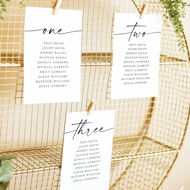 Table Name Seating Board - Etsy