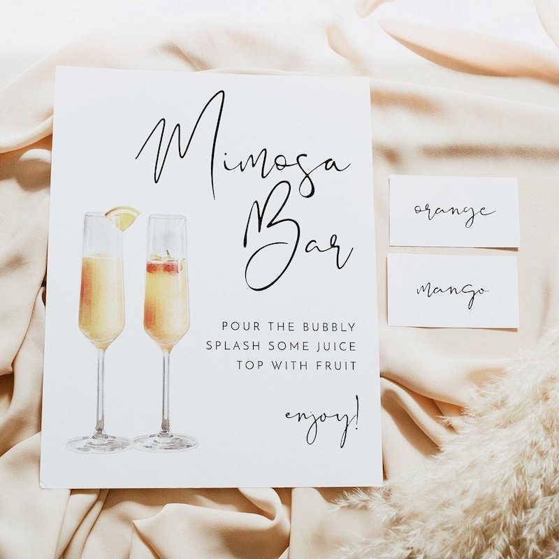 Mimosa Bar Sign - Etsy