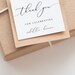 Square Calligraphy Thank You Tag Template, Square Favor Tag Template ...
