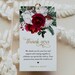 HOLLY Printable Favor Tag, Christmas Wedding Favor Tag, Floral Favor ...