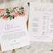 SAVANNAH Peach Wedding Timeline Template, Wedding Timeline, Event ...