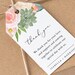 FINLEY Succulent Favor Tag Printable Template, Succulent Thank You Tags ...