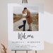 WILLOW Wedding Welcome Sign Template Photo Wedding Welcome | Etsy