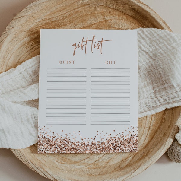 Shower Gift List - Etsy