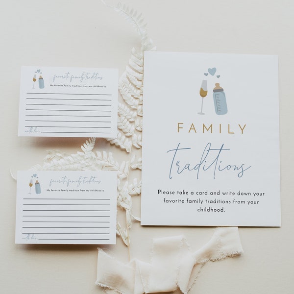 Family Tradition Baby Shower Game - Etsy