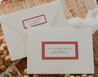 Holly Berry Personalized Christmas Address Labels Custom Holiday Return ...