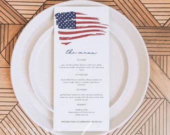 Army Menu Template - Etsy