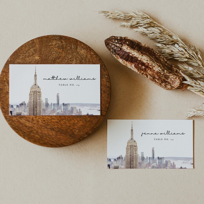 Nyc Place Cards - Etsy