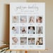 Baby's First Year Photo Poster Modern First Birthday - Etsy