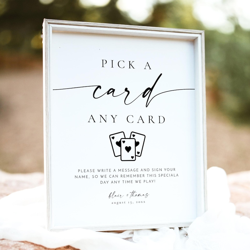Printable Guest Cards - Etsy