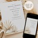 FREYA Boho Bridal Shower Invitation Template, Beach Bridal Shower ...
